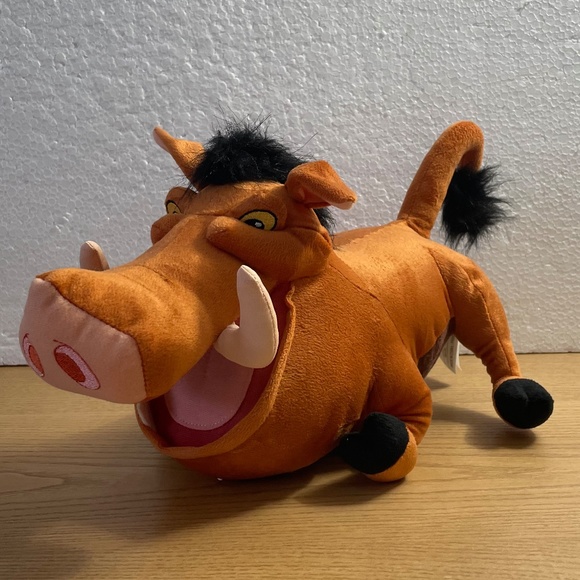 Disney | Toys | Disney Lion King Pumbaa Plush Warthog Stuffed Animal ...